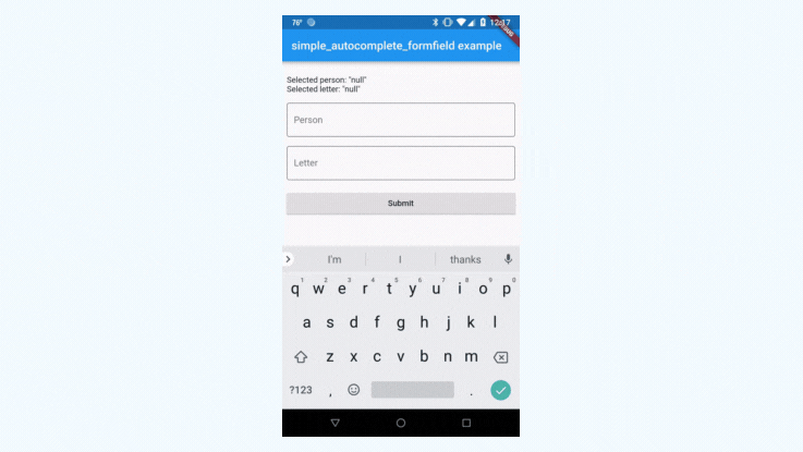 Flutter Simple Autocomplete Textformfield Flutter4u