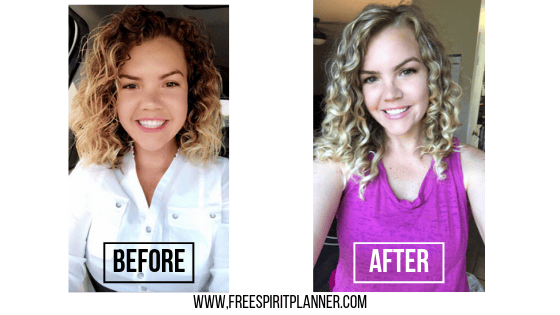 Easy Hair Routine to Achieve Your Best Curls - Free Spirit Planner