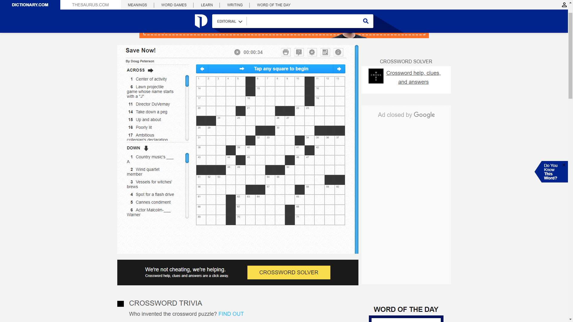 Crossword Puzzle Solutions Dictionary crossword-puzzle-solutions-dictionary