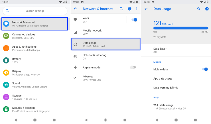 How To Check Data Usage On Android Gotta Be Mobile 1077