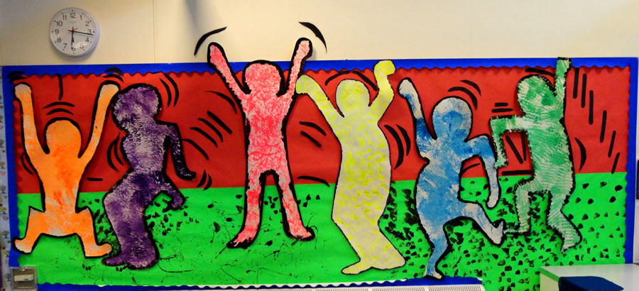 Keith Haring Pictures To Colour