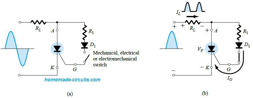 Scr Switching Circuit Diagram - Circuit Diagram