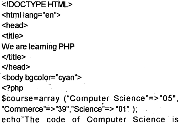 Plus Two Computer Science Notes Chapter 10 Server Side Scripting Using ...