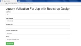 Jquery Validation Example In Jsp
