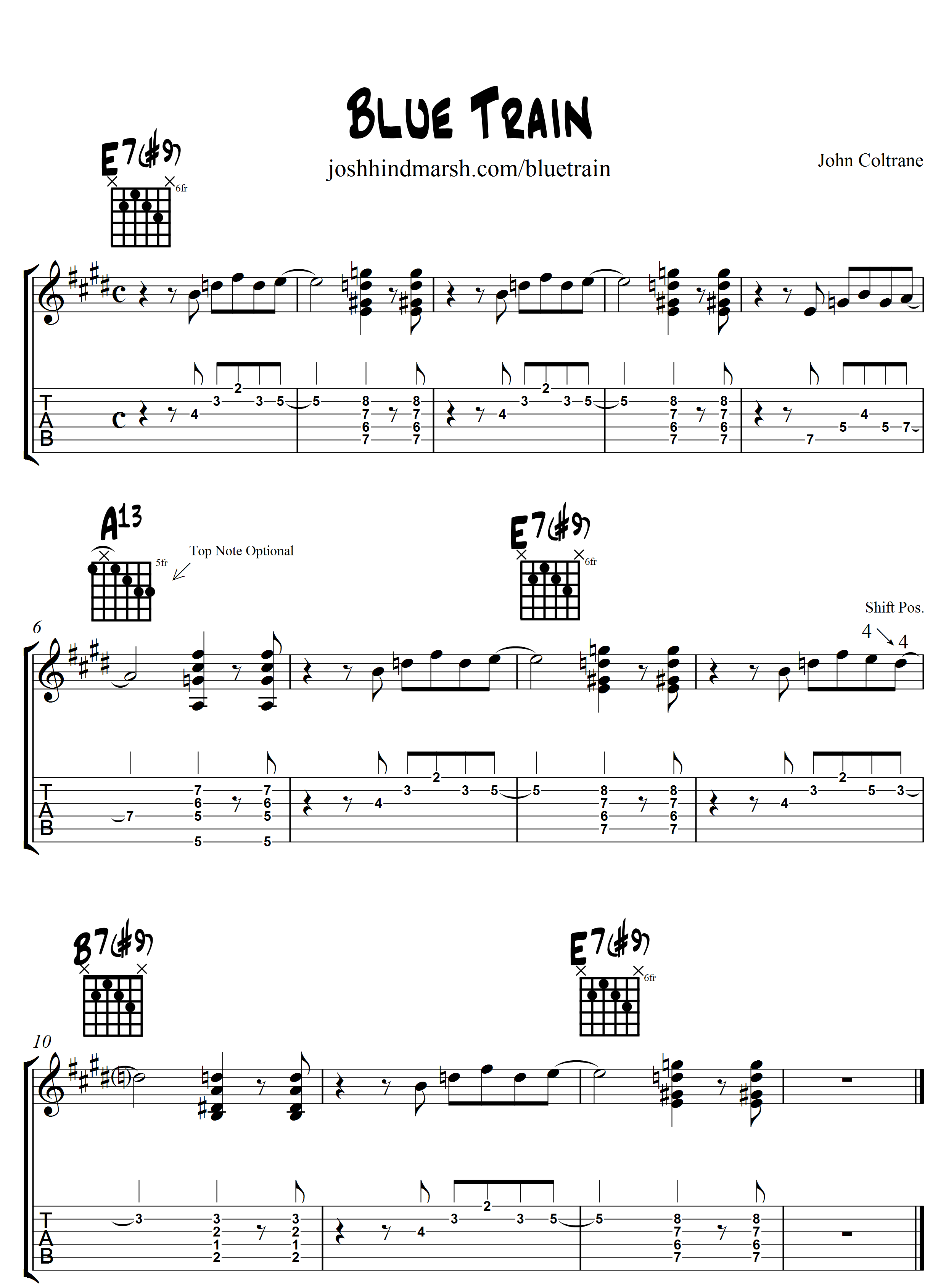 Blue Train | JOSH HINDMARSH