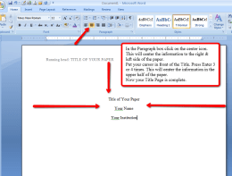 Apa Format Header And Footer Example Latest News