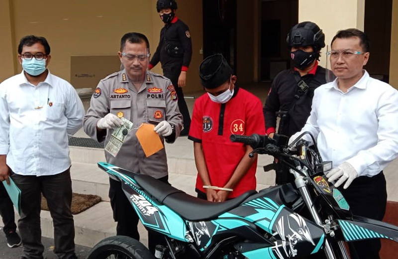Jual Motor Bodong di Medsos, Penjual Diciduk Polisi