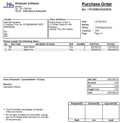 Perbedaan Purchase Requisition dan Purchase Order - Krishand Blog