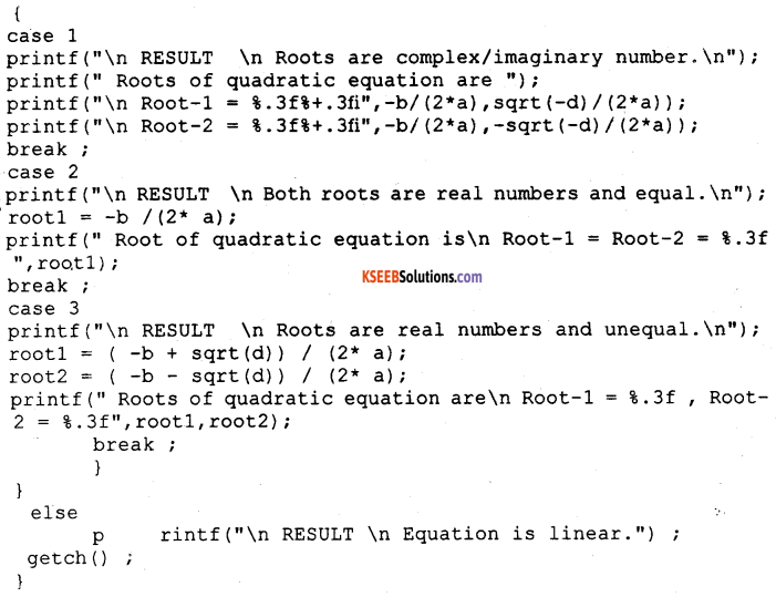 2nd PUC Electronics Question Bank Chapter 12 C Programming - KSEEB ...