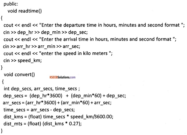 2nd PUC Computer Science Question Bank Chapter 7 Classes and Objects ...