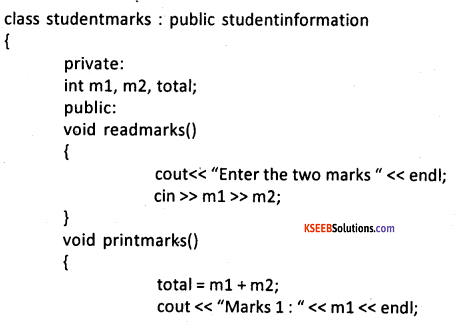 2nd PUC Computer Science Question Bank Chapter 10 Inheritance - KSEEB ...