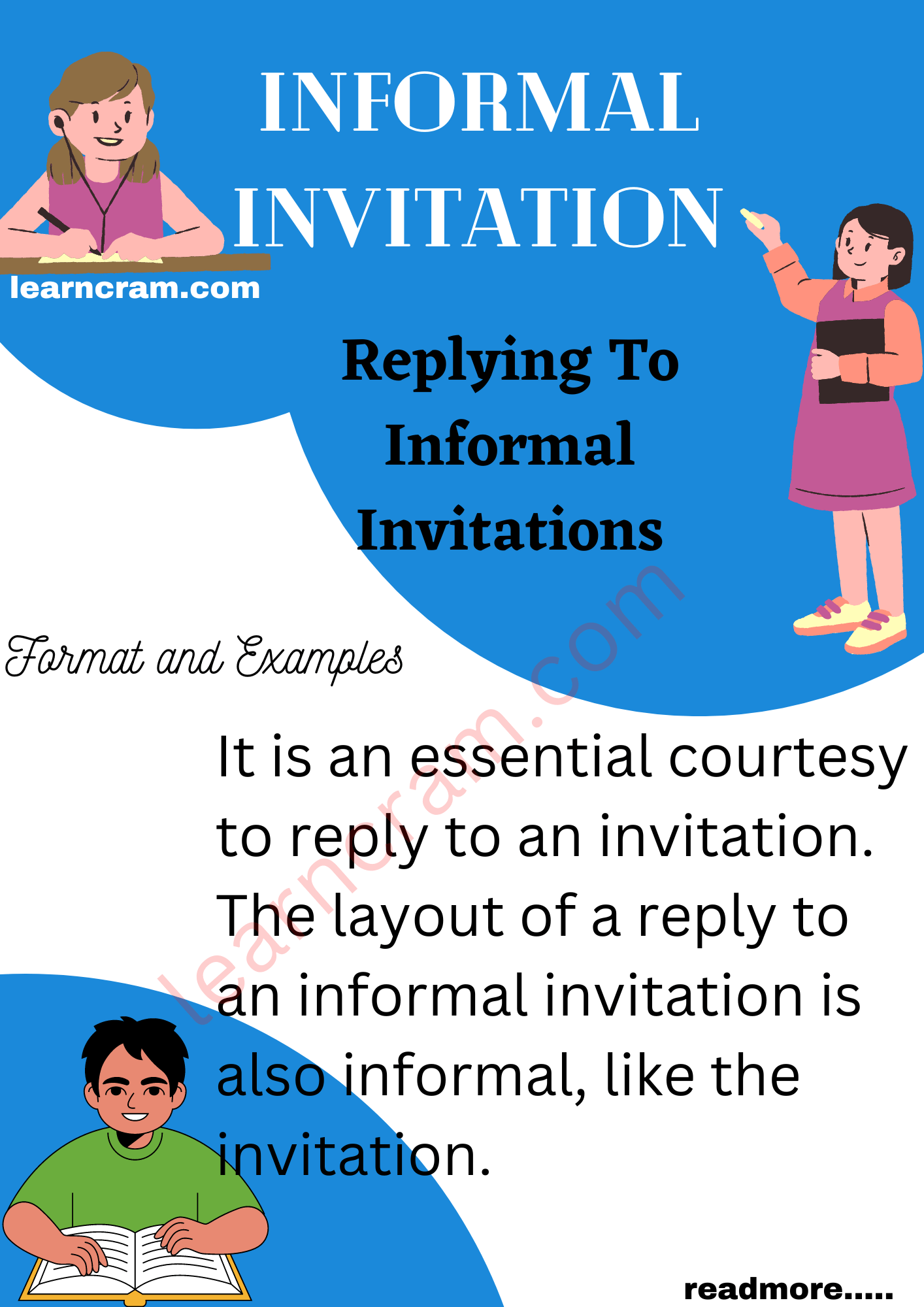Informal Invitation Class 12 Format, Examples – Learn Cram