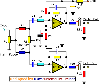 Free Schematic Diagram Of Audio Mixer