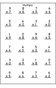 30 Grade 3 Printable Multiplication Worksheets