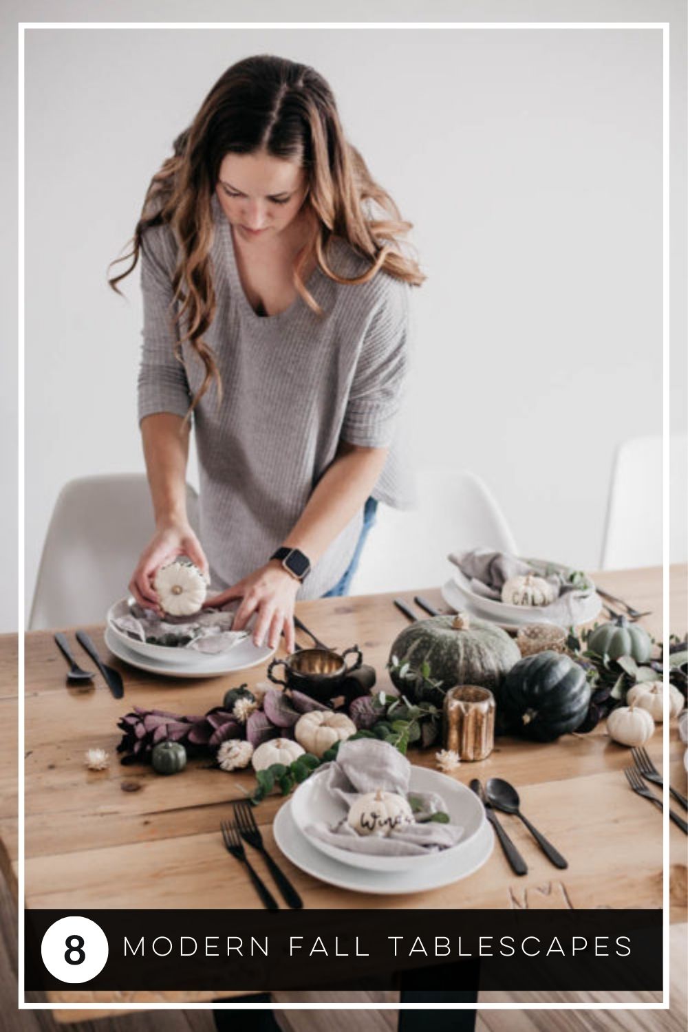 10+ Modern Fall Tablescape Ideas - Lemon Thistle