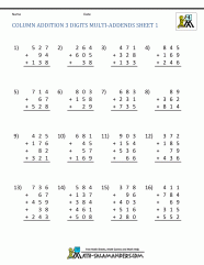 30 4Th Grade Addition Worksheets Coo Worksheets
