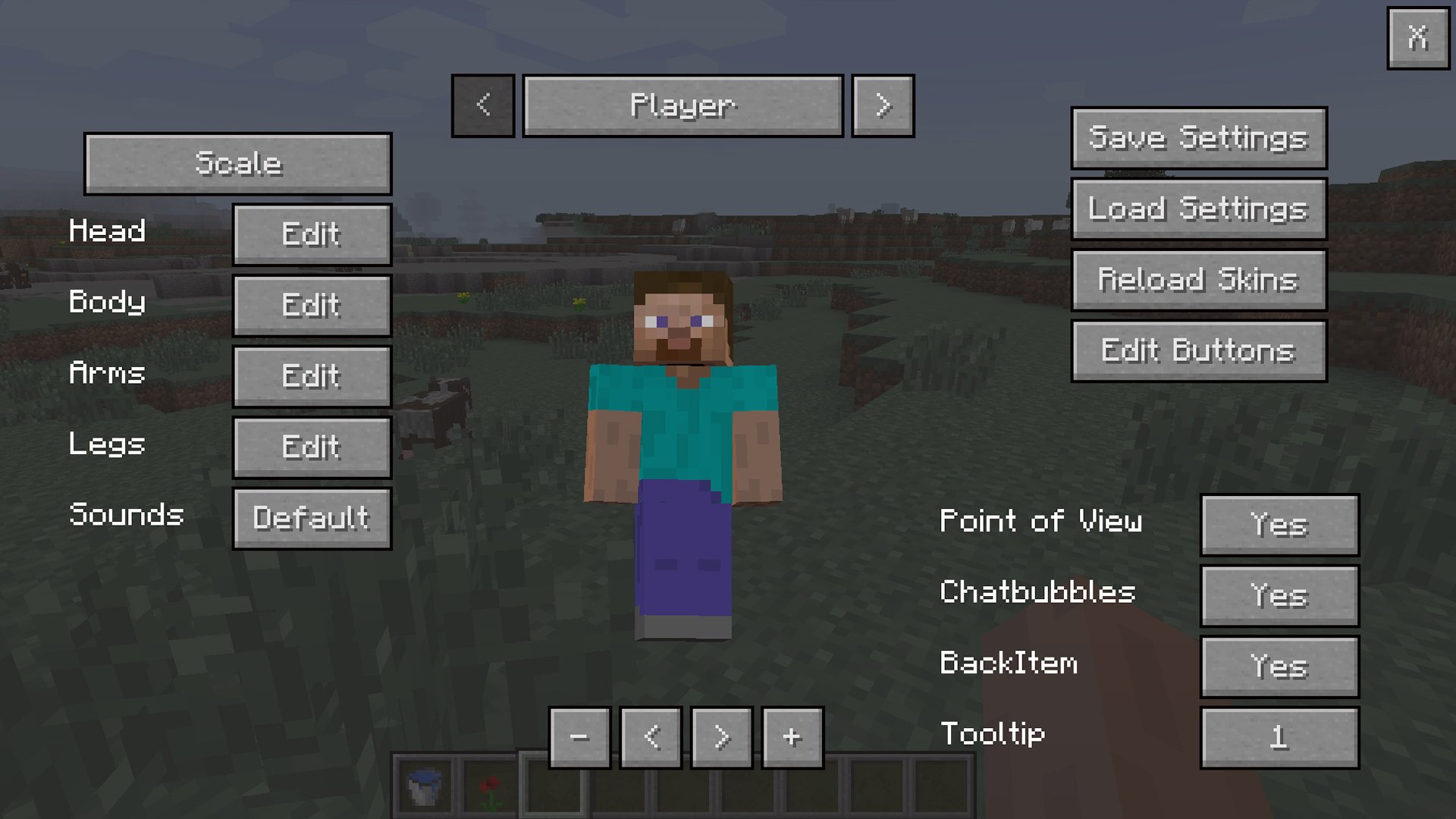 minecraft-customizable-player-models