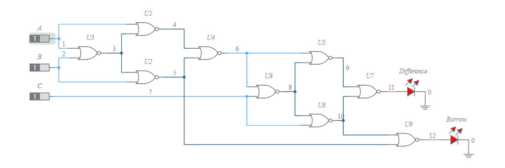 Full Adder Using Nor Gates Circuit Diagram Full Adder Using Nor Gates Circuit Diagram