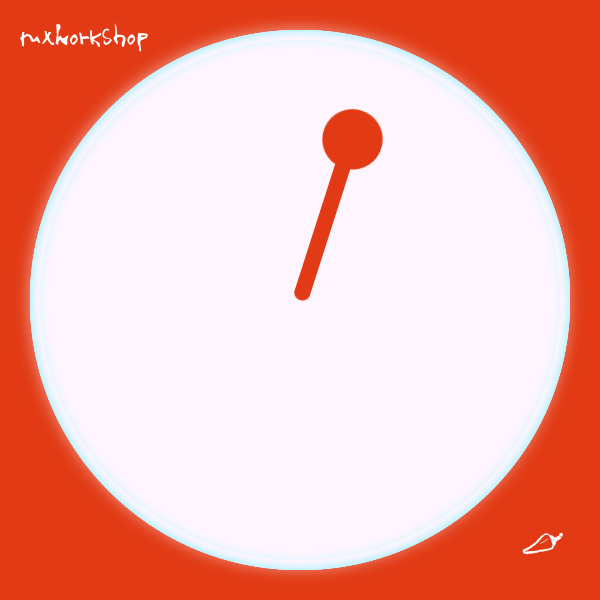 Gif animado con giro de reloj / Clockwise spin animated gif – mxworkshop