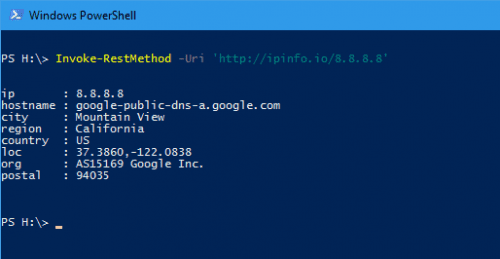 Getting Geo Location Of Any Ip Address Or Hostname In Powershell 9636