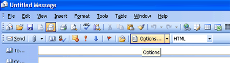 Outlook read receipt for individual email - istker