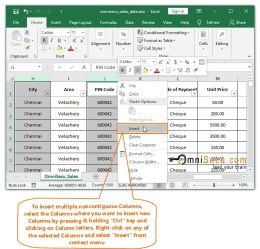 Insert Column To The Left Digunakan Untuk Menambahkan Pohon Dadap Daun Dadap Serep