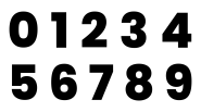Large Solid Printable Numbers Large Solid Printable Numbers