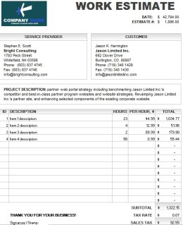 12 Free Sample Home Repair Estimate Templates Printable Samples