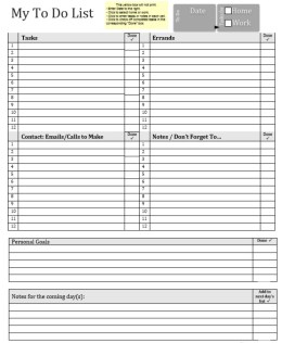 10 Free Sample Monthly To Do List Templates Printable Samples