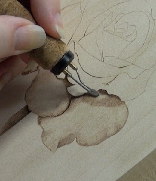 The Rose Pyrography Tutorial wood burning – Pyrography Made Easy