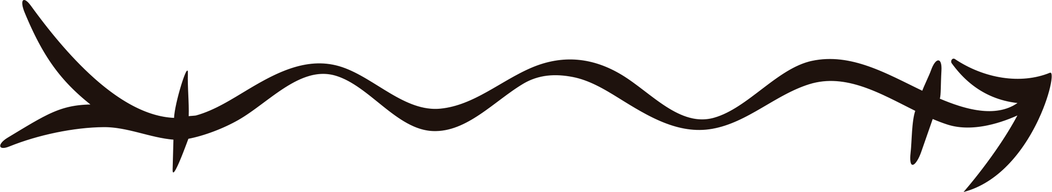 Wavy Arrows