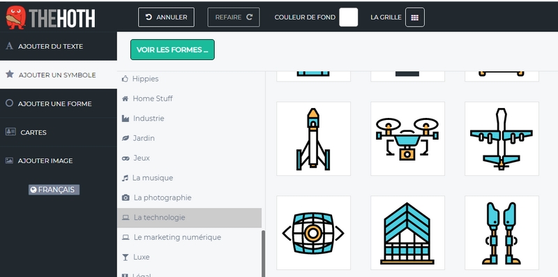 Créer un logo avec le Logomaker de The HOTH – ePortFolio | JN SAINTRAPT