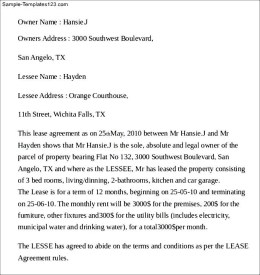 Land Offer Letter Template