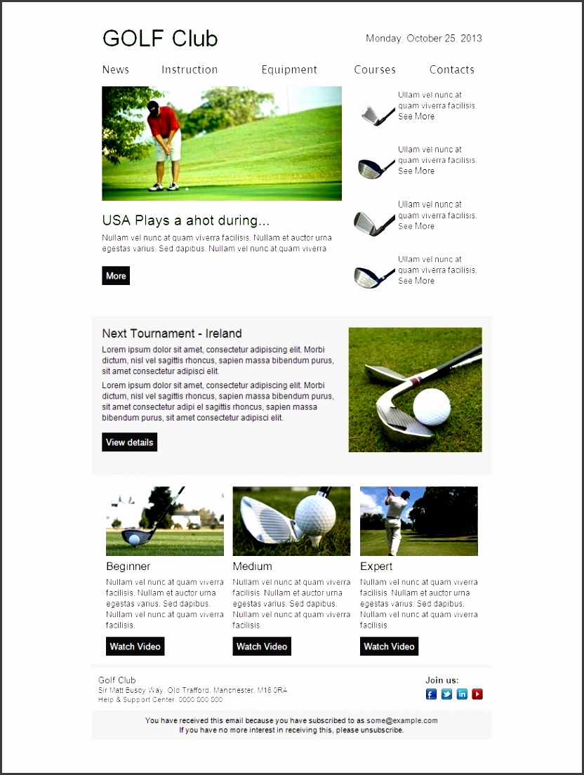 Email Newsletter Template Outlook Financial Report email-newsletter-template-outlook-financial-report