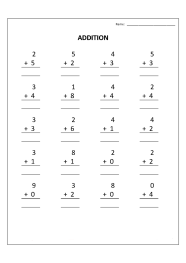 Kindergarten Printable Math