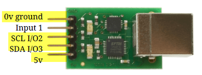 Test USB-I2C & CMPS11 with Comm Operator - Serial Port Tool