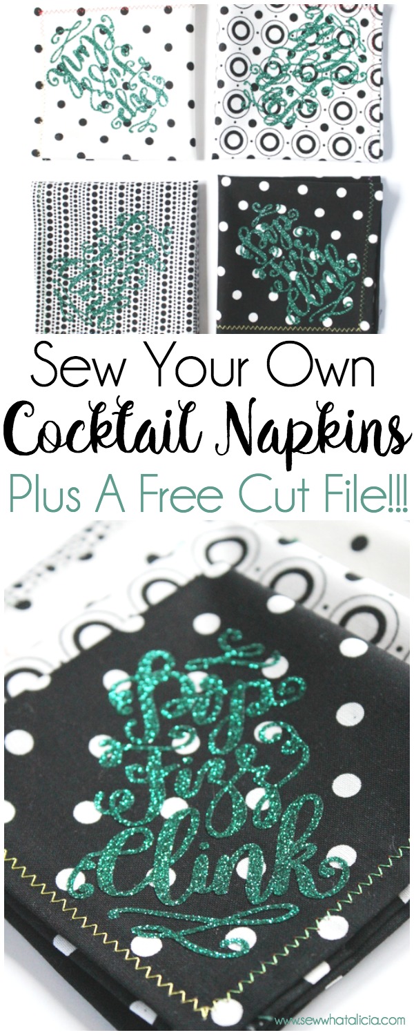How To Make Your Own Cocktail Napkins Plus Free Cut File Sew What how-to-make-your-own-cocktail-napkins-plus-free-cut-file-sew-what