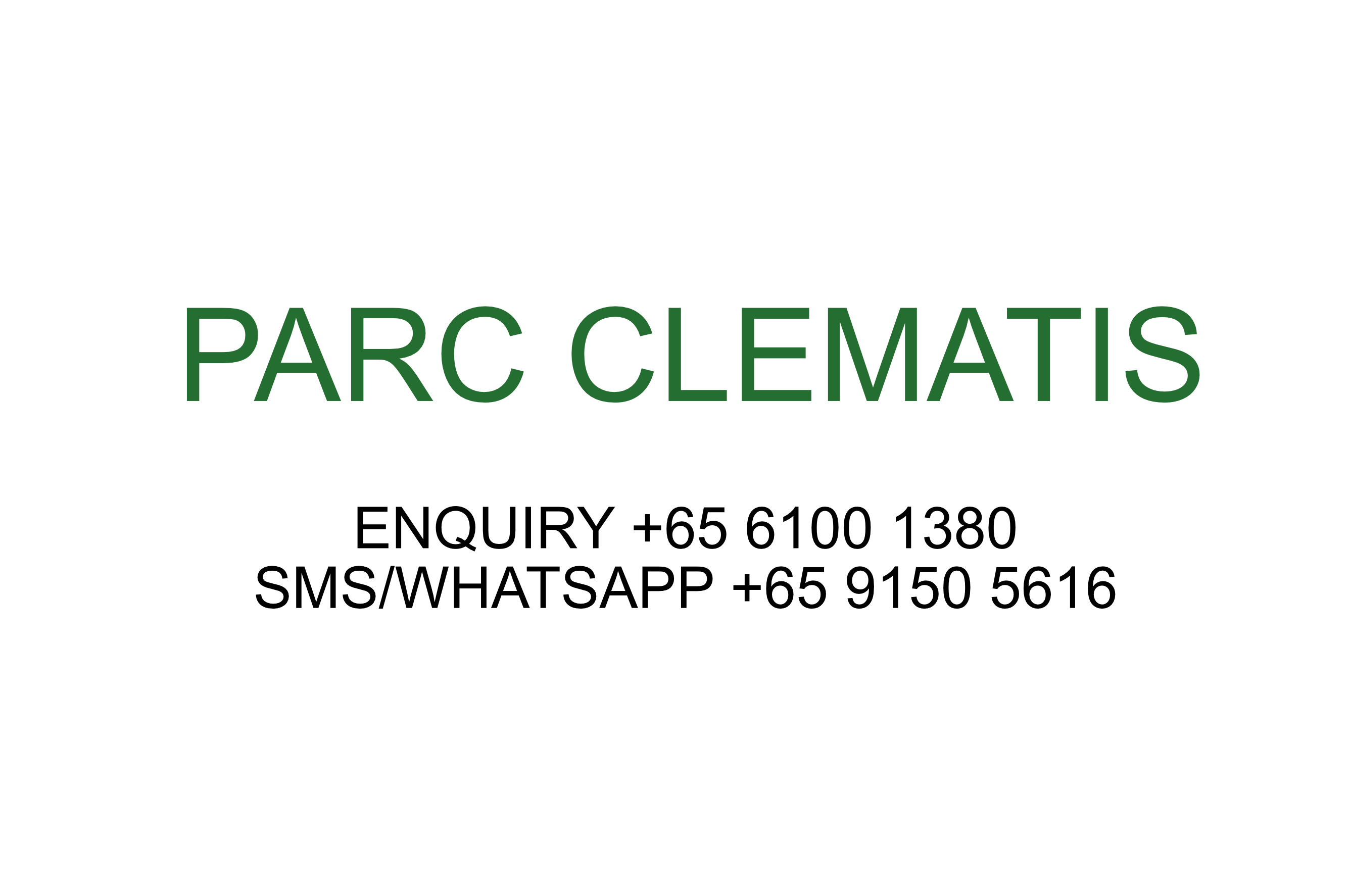 Parc Clematis Condo Showflat Registration +65 6100 1380