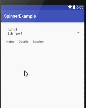 Android Spinner Example to Load JSON using Volley