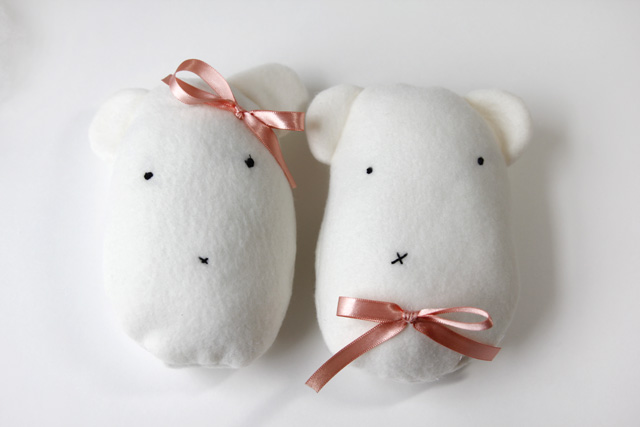 Fleece Bear Stuffies | Skip To My Lou