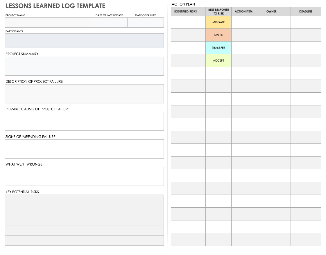 Project Management Lessons Learned Template EWriting project-management-lessons-learned-template-ewriting