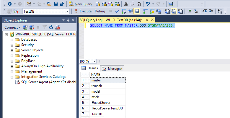 SQL Create Database - SQL TUTORIAL | Software Testing Material