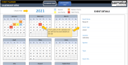 Interactive Excel Calendar Template Best Wallpaper