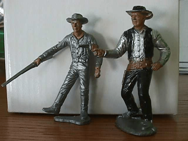 Marx Color Variations Uncovered For Gunsmoke Character Figures - Stad's ...