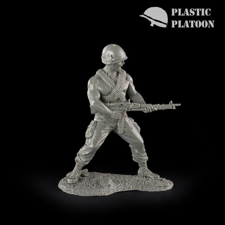 Closeup Plastic Platoon Vietnam Figures - Stad's StuffStad's Stuff