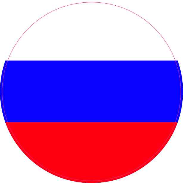 4x4 Round Russia Flag Sticker Vinyl Vehicle Decal Travel Hobby Stickers ...