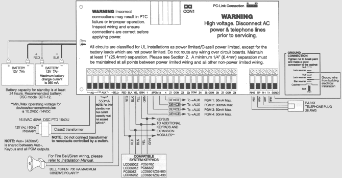 Alarm System Circuit Diagrams