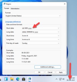 Change Date Format Windows 11
