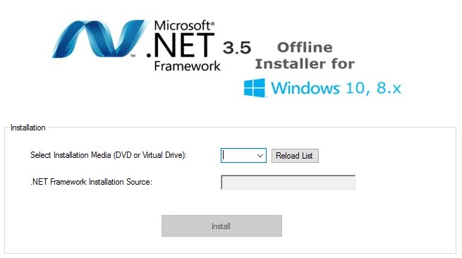 Download: Microsoft .NET Framework 3.5 Offline Installer