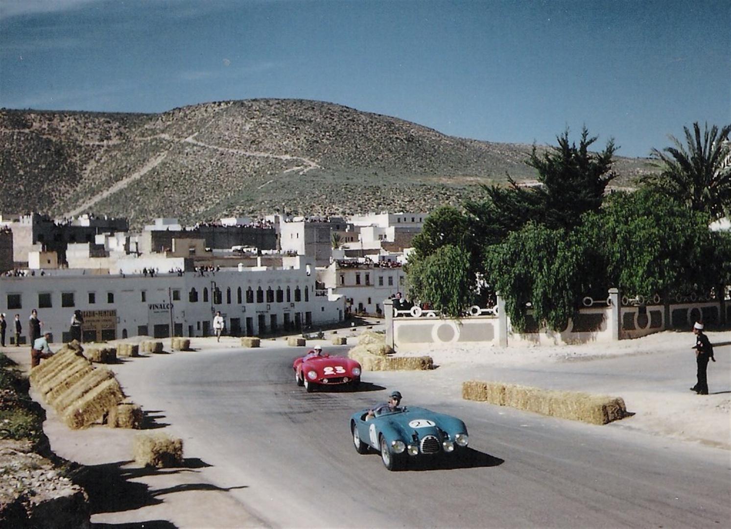 Andre Guelfi's Gordini T15S at the 1955 Gran Prix d'Agadir – The Chicane